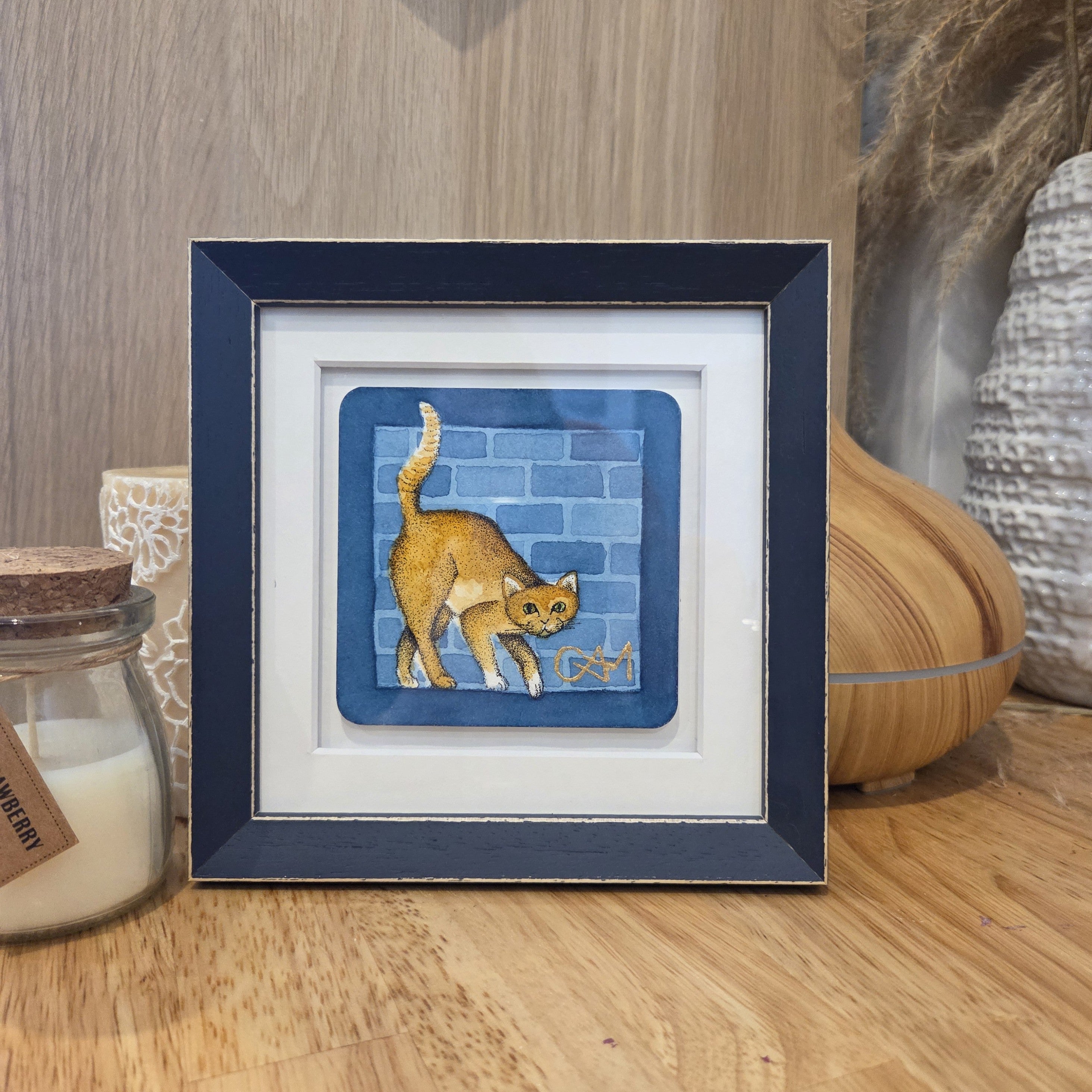Curious Cat (Original Artwork) – Cobie Ann Moore