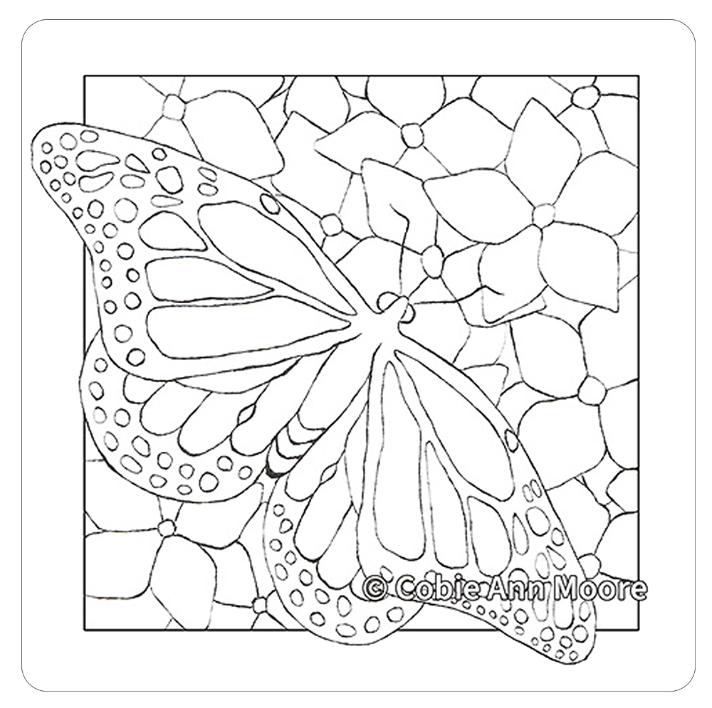 Butterfly (Colour-In) – Cobie Ann Moore